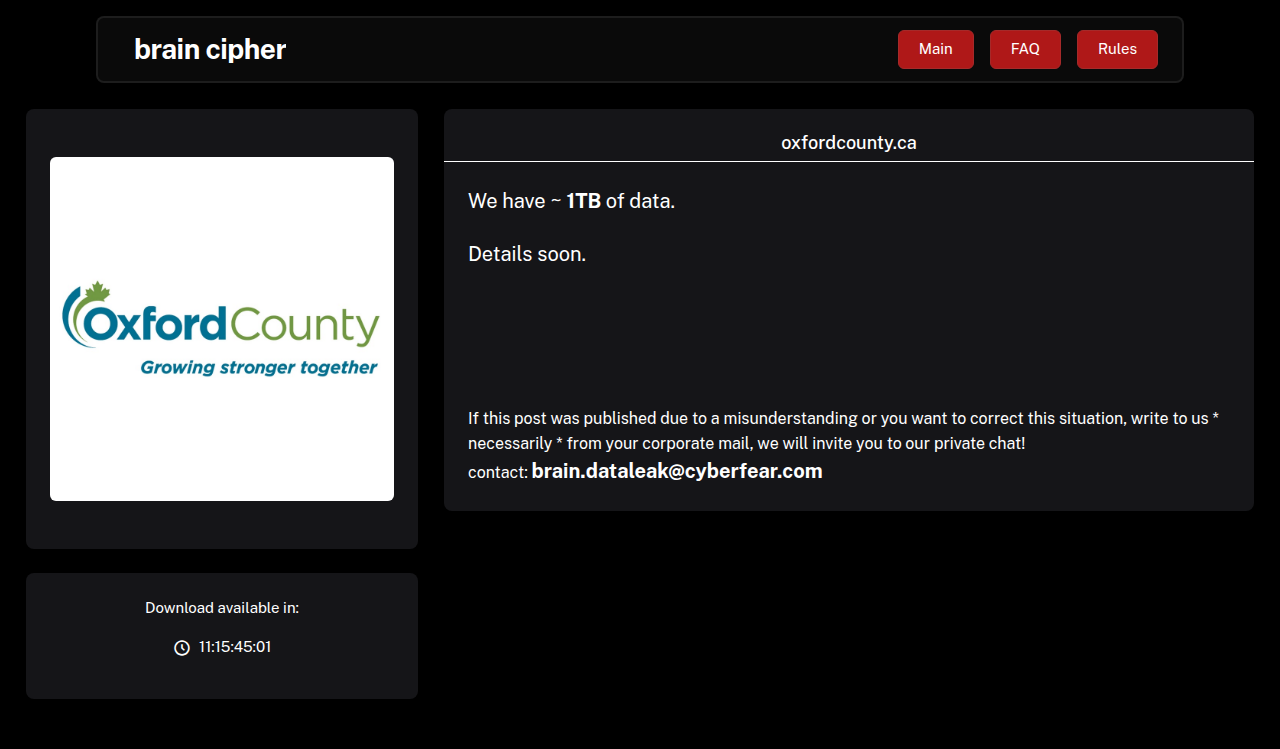 brain cipher details
